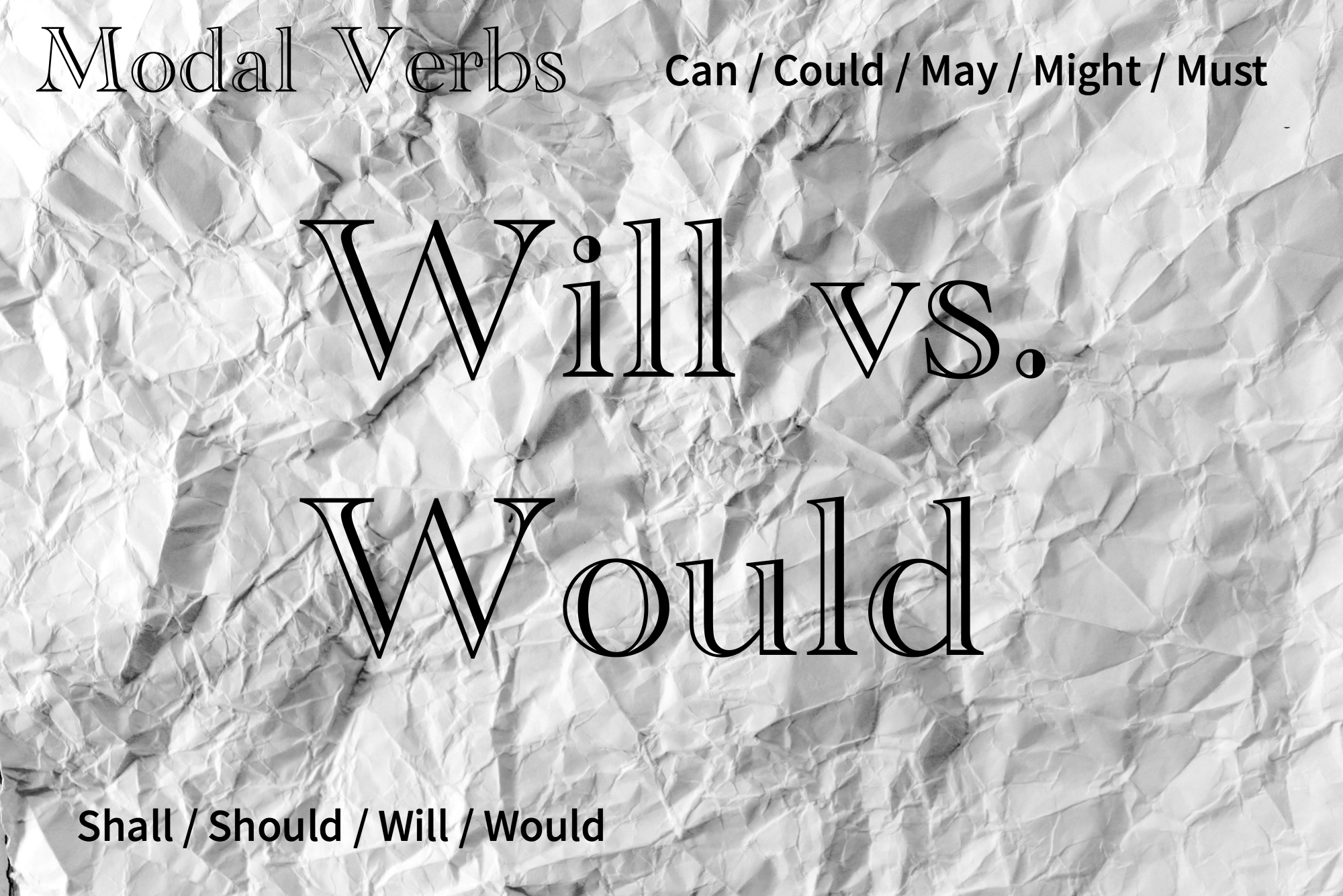 will, won't would, wouldn't [모달 동사] | Gab! Gab! English